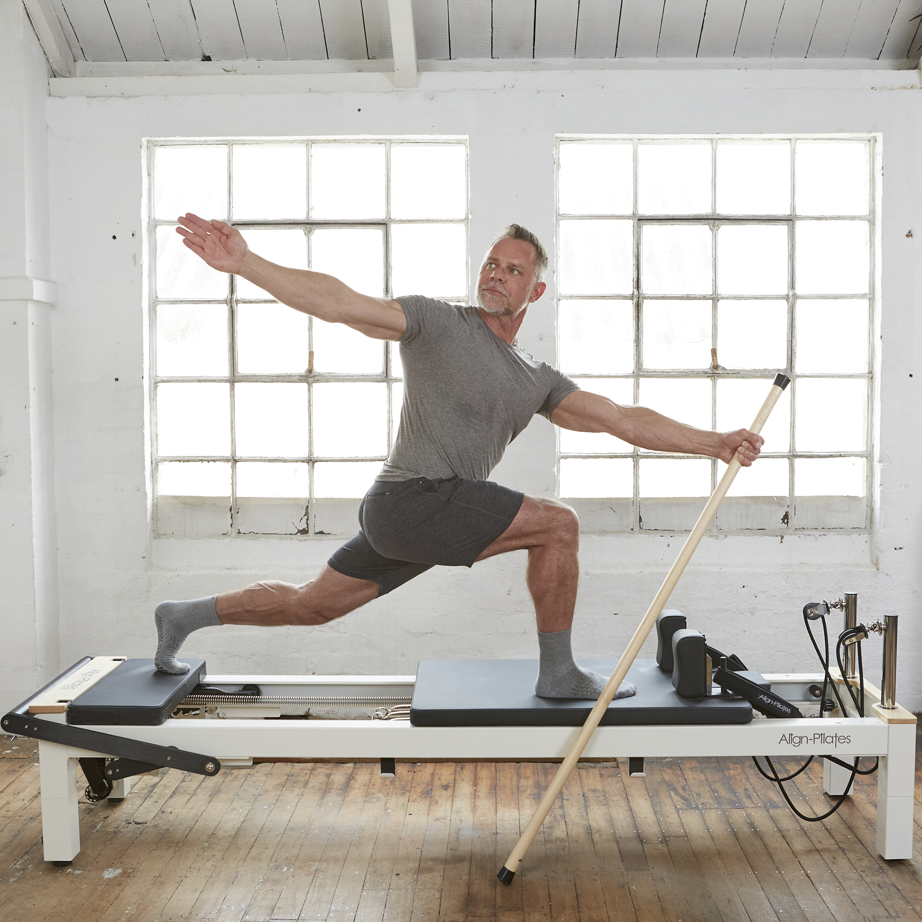 60" Gondola Maple Pilates Pole | Maple Pole | Align-Pilates