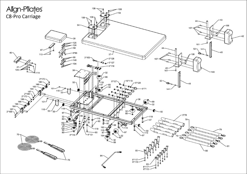 C8-Pro Pilates Reformer Assembly Guide | Align-Pilates