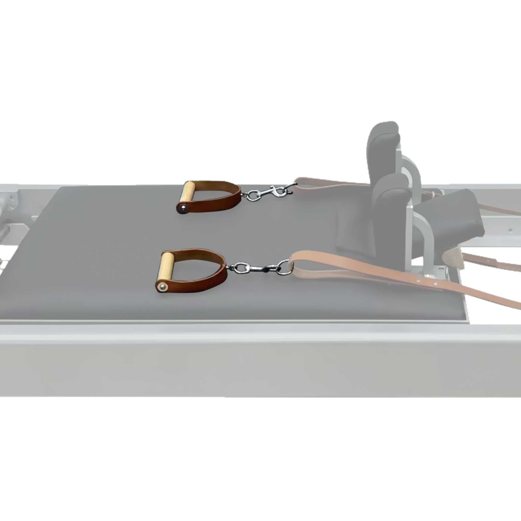 Classical Pilates Leather & Wood Handles | Align-Pilates